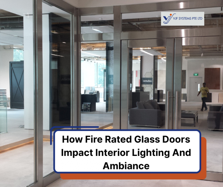 How fire rated glass doors impact interior lighting and ambiance