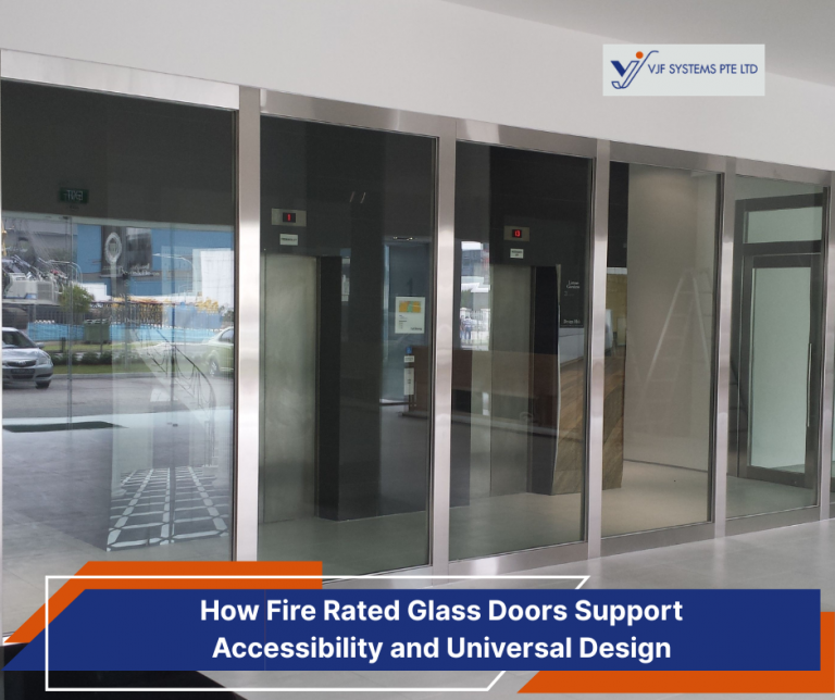 Fire rated glass doors support accessibility and universal design
